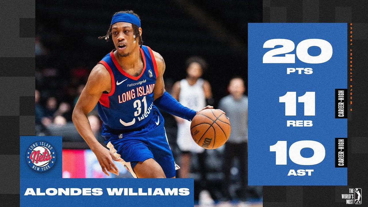 Alondes Williams Drops First TRIPLE-DOUBLE: 20 PTS, 11 REB, 10 AST ...