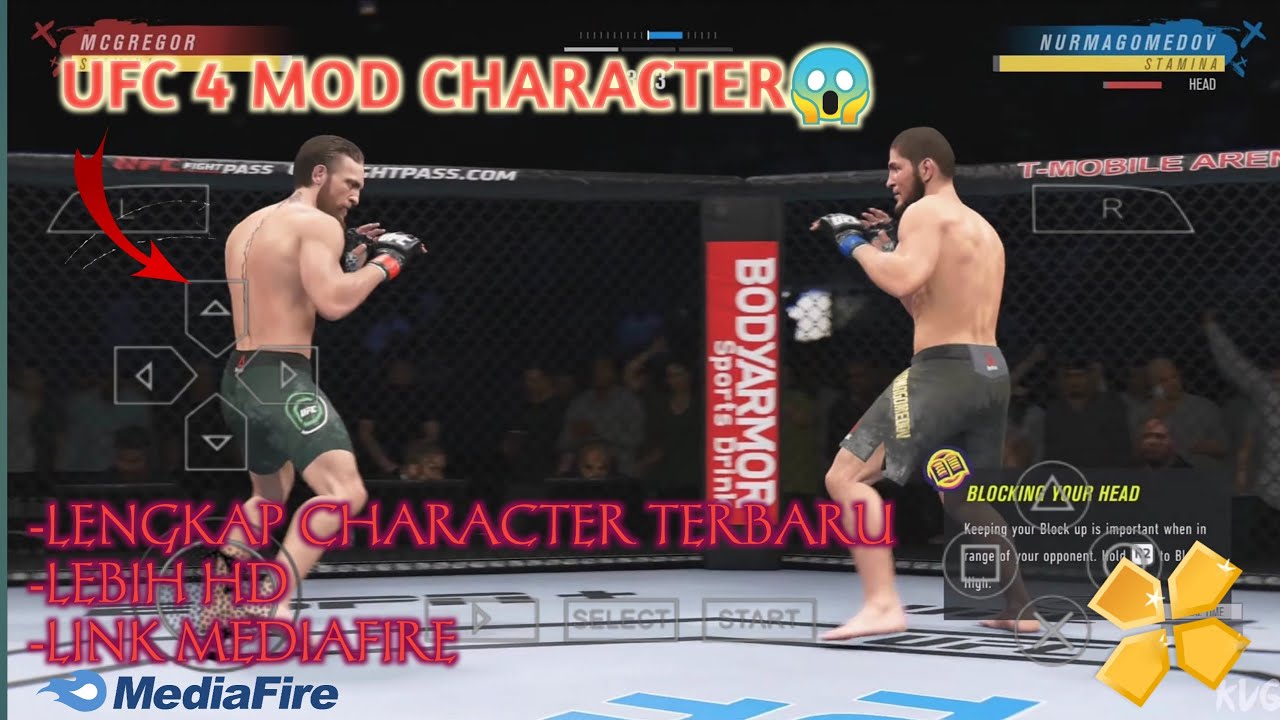 Download Game Ufc 4 Mod Character PPSSPP Android, Bisa Career Mod😱 ...