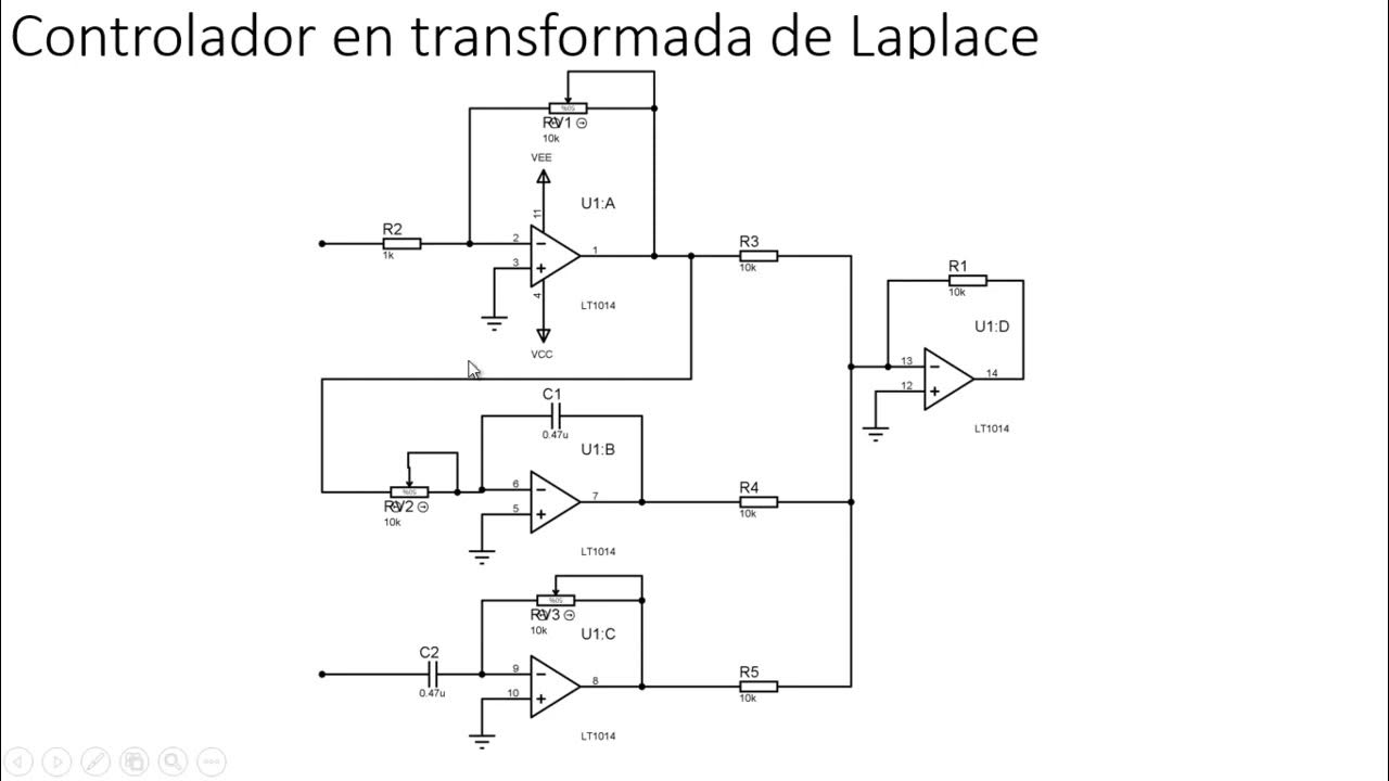 CONTROL PID CON AMPLIFICADORES OPERACIONES TRANSFORMADA DE LAPLACE - YouTube