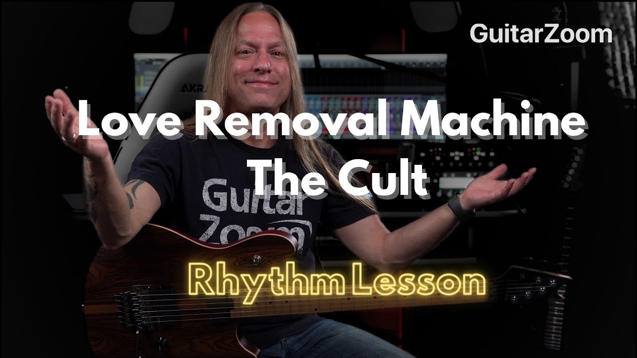 How to play "Love Removal Machine by The Cult" | Steve Stine - Rhythm ...