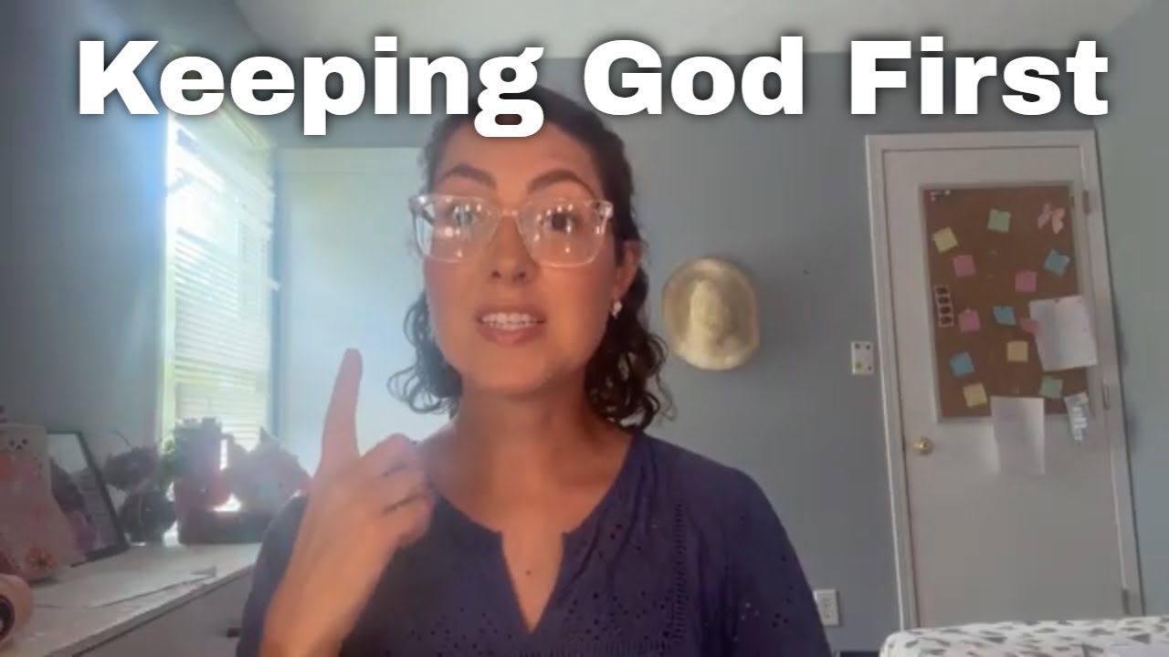 How to Keep God First Even When Life is Busy - YouTube