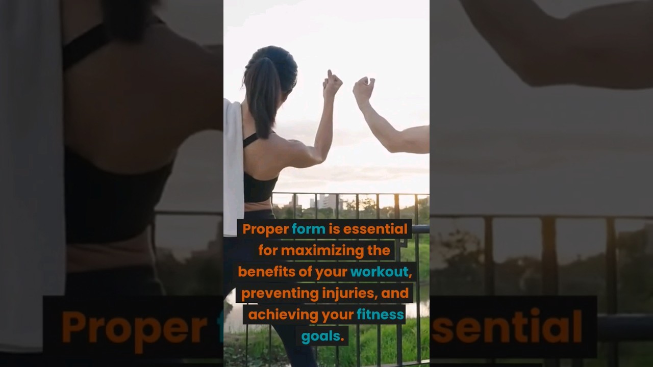 The importance of proper form while exercising. #beginners #workout # ...