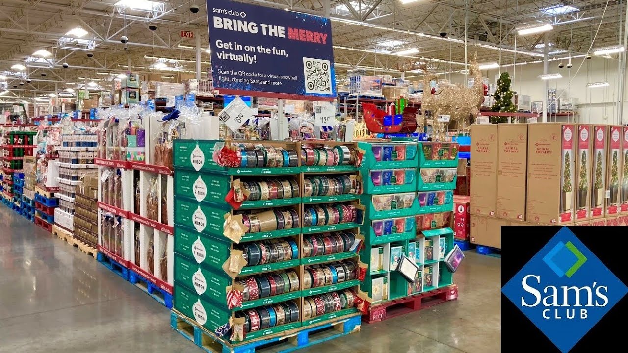 SAM'S CLUB SHOP WITH ME GIFTS CHRISTMAS DECORATIONS KITCHENWARE ...