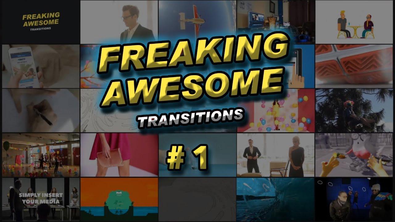 Overlay Freaking Awesome Transitions for Video editing Free Download #1 ...