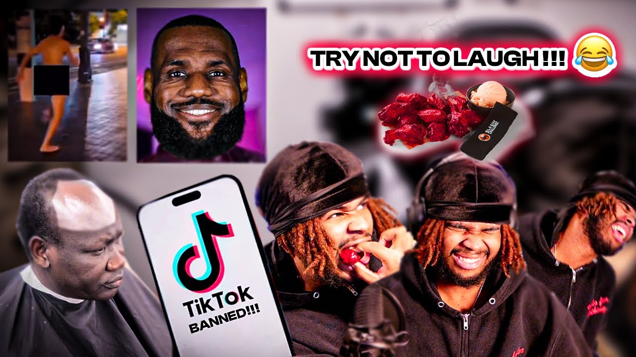 IF I LAUGH I HAVE TO EAT THE HOTTEST WINGS (TikTok edition...before it ...