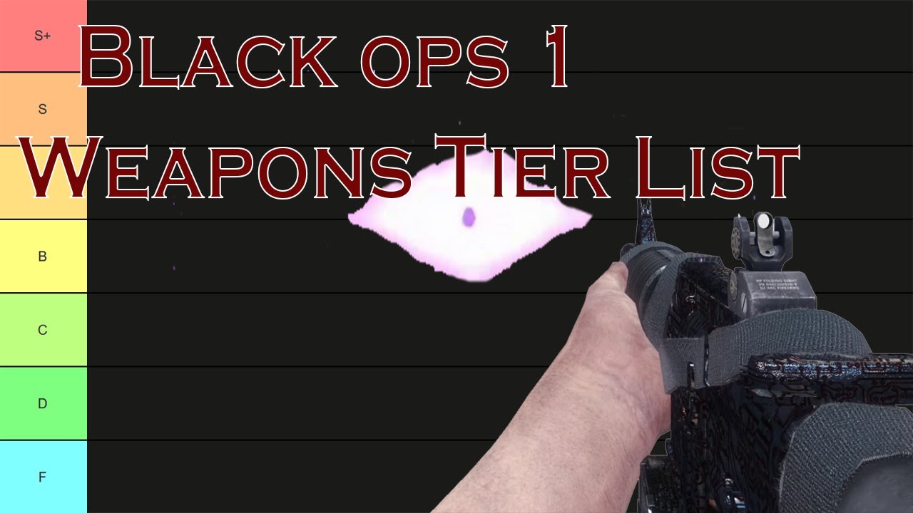 Best Black ops 1 Weapons Tier List! - YouTube
