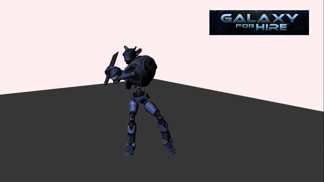 Sword Wielding Robot Attack - YouTube