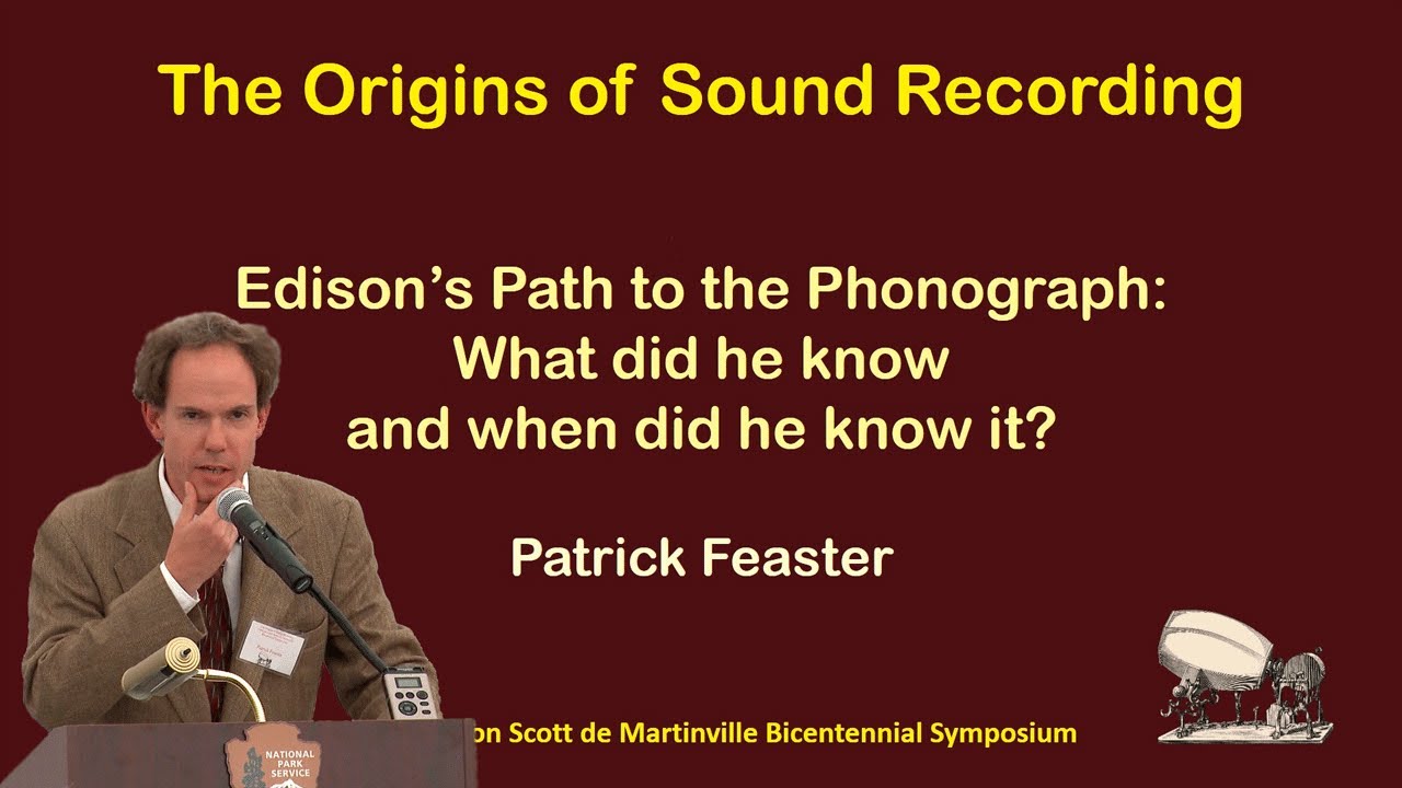 Edison’s Path to the Phonograph (What did he know and when did he know ...
