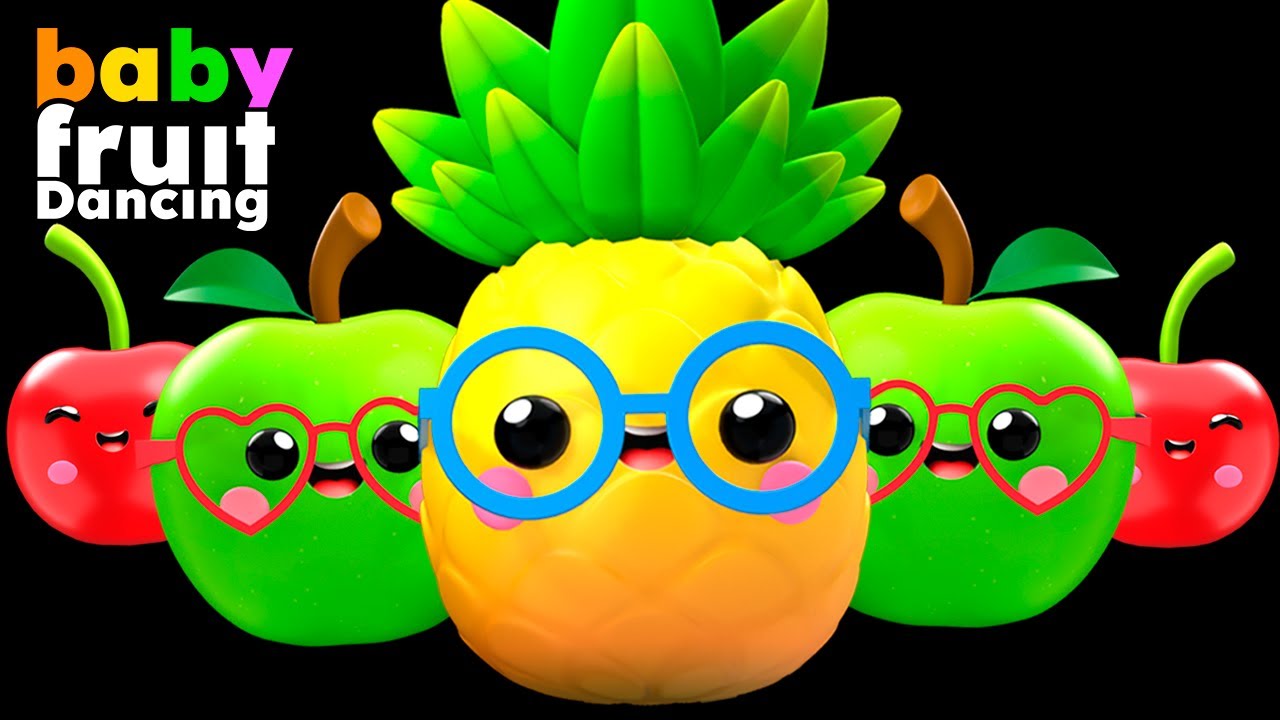 Pineapple Dancing with Friends! 🍍🎶 Fun Sensory Video for Babies & Toddlers - YouTube