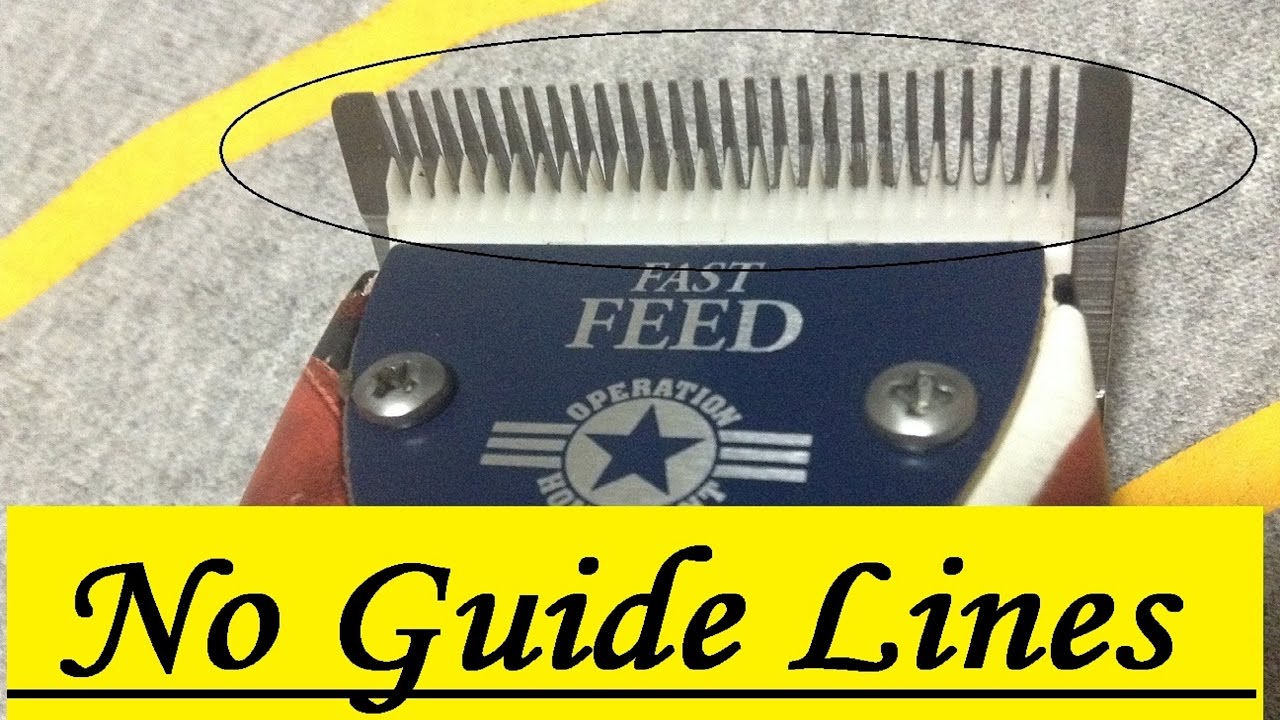 Easiest Way To Taper No Guide Lines - YouTube