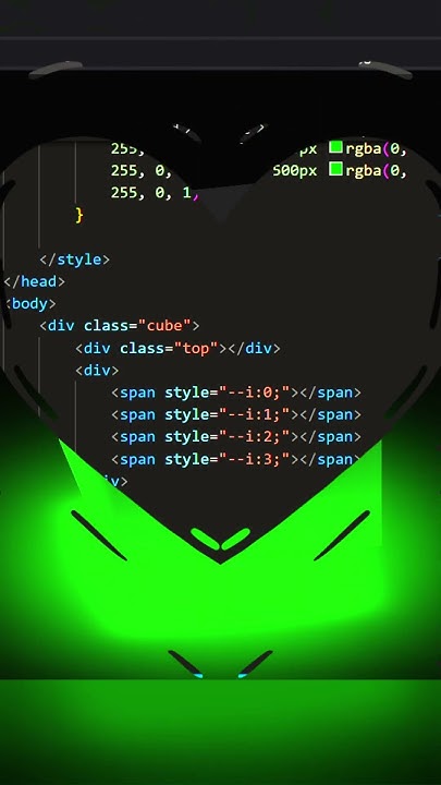 Create 3D Cube using only css | css | #shorts #youtubeshorts #shorts - YouTube