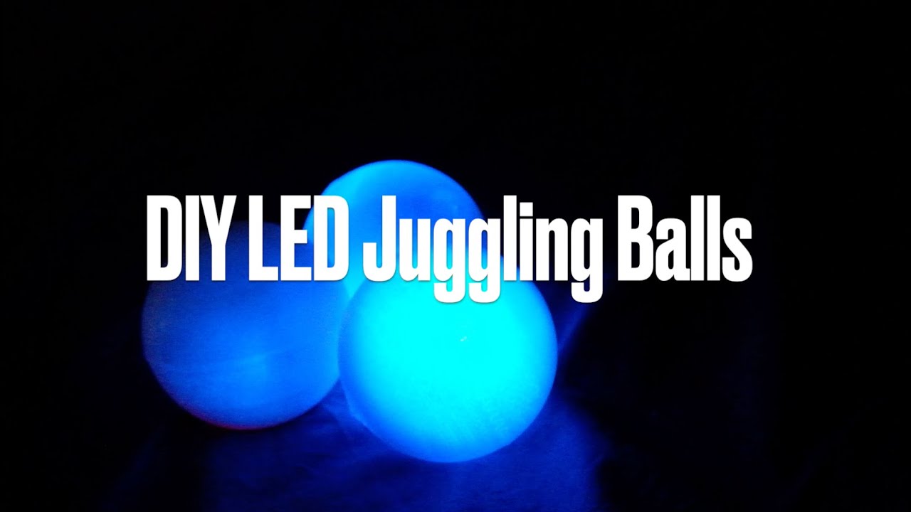 DIY LED Juggling Balls - YouTube