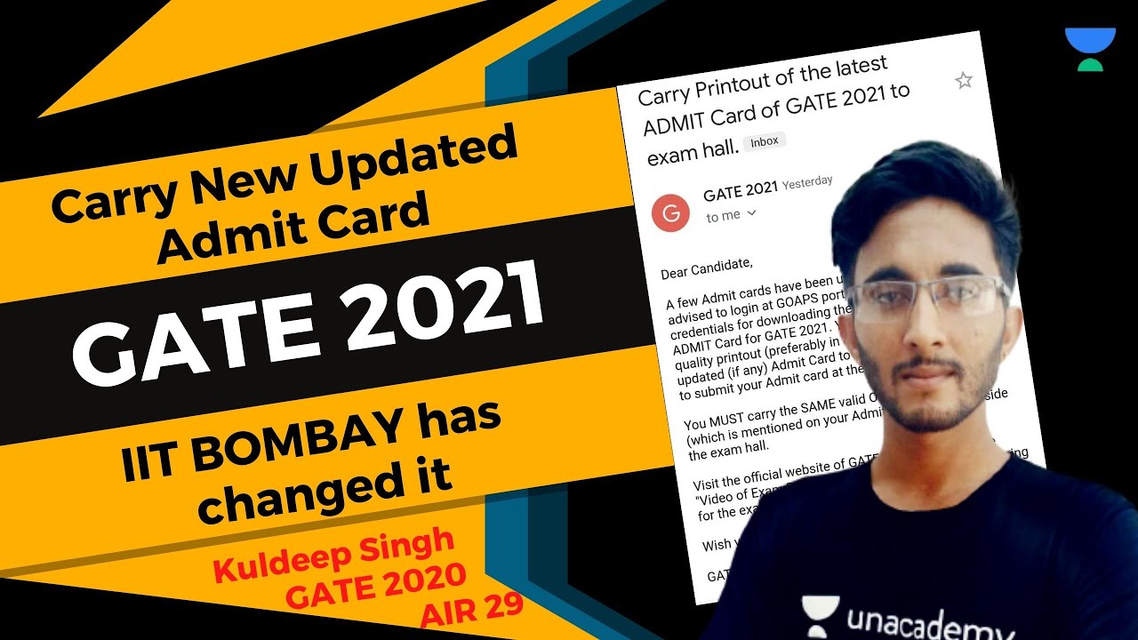 BIG UPDATE | IIT Bombay updates Admit Card | Carry New Admit Card for ...