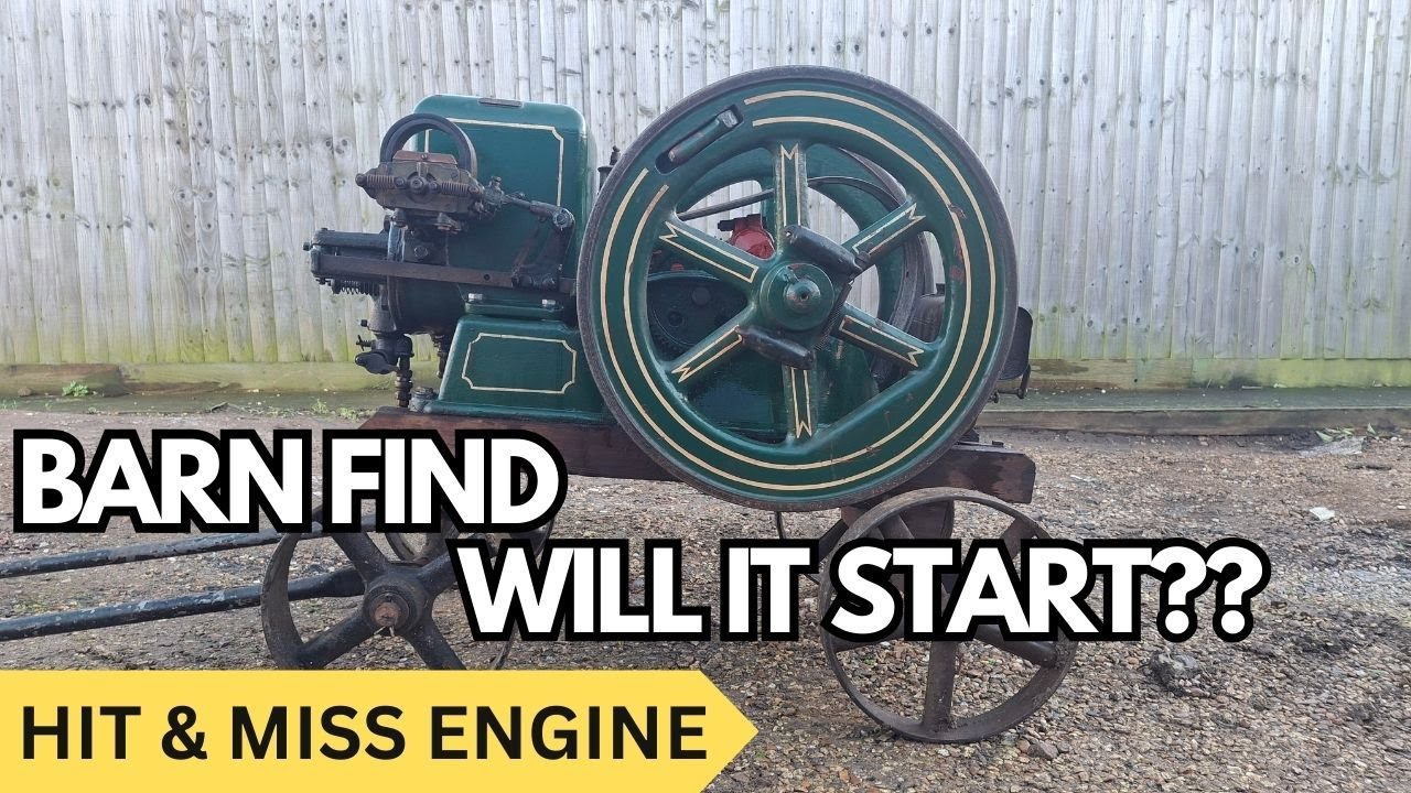 WILL IT START AFTER 40+ YEARS - DETROIT HIT & MISS ENGINE - YouTube