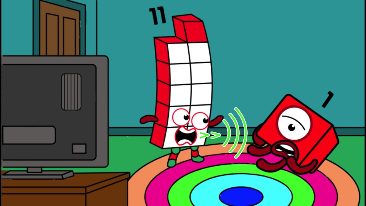 stop your anger Numberblocks 11 - Numberblocks fanmade coloring story ...