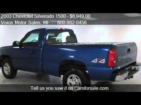 2003 Chevrolet Silverado 1500 4x4 Regular Cab Short Box for - YouTube