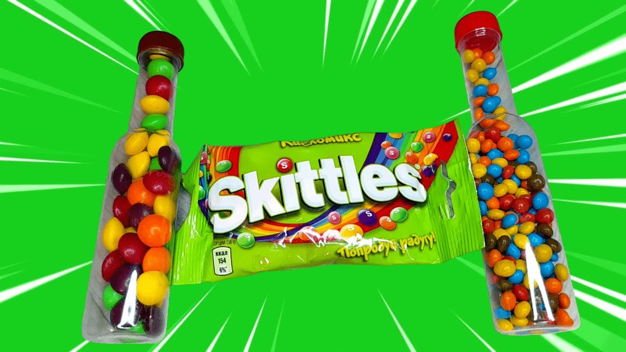 Unpacking a new batch of rainbow candies | skittles | ASRM - YouTube