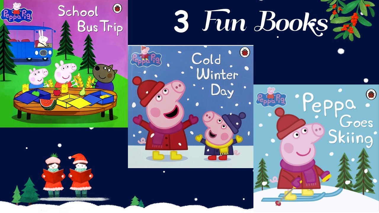 💛Peppa Pig 3 Fun Books #1 | Read Aloud for Kids - YouTube