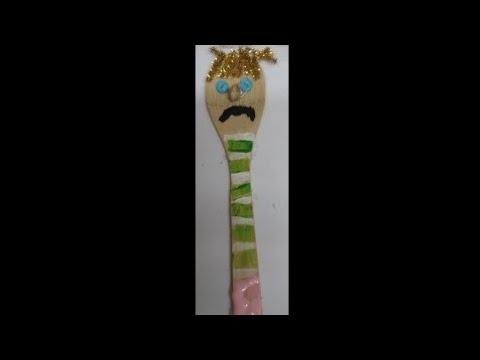 Make a Wooden spoon character for world book day 2022 #art #craft #kids ...