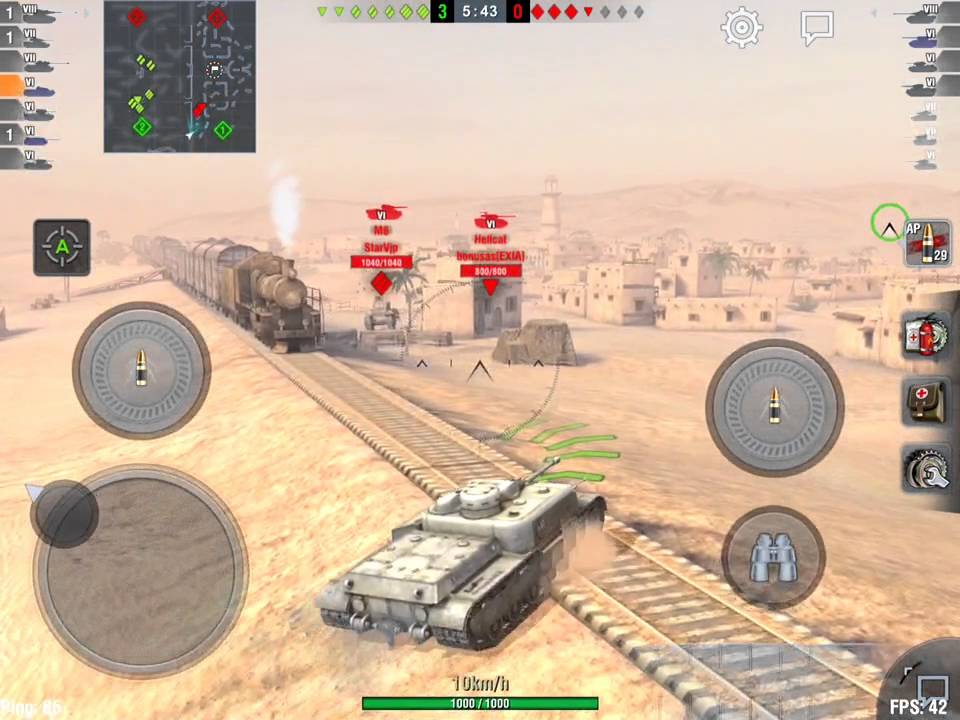 World of Tanks Blitz : AT8 #4 - YouTube