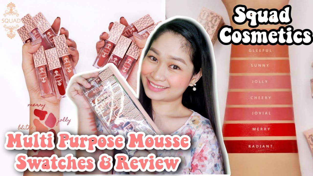 SQUAD COSMETICS MULTI PURPOSE MOUSSE CREAM ALL SHADES SET | Edizza ...