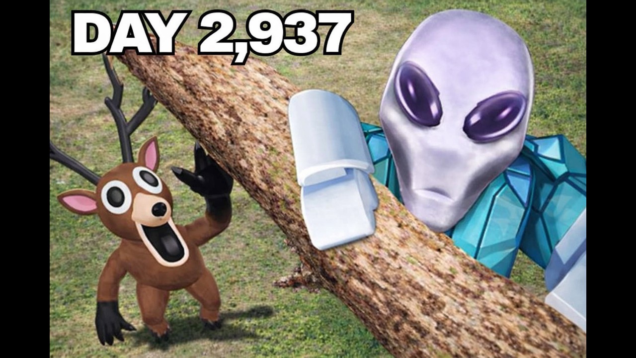 24 Hours As An Alien (99 Nights In The Forest) - YouTube