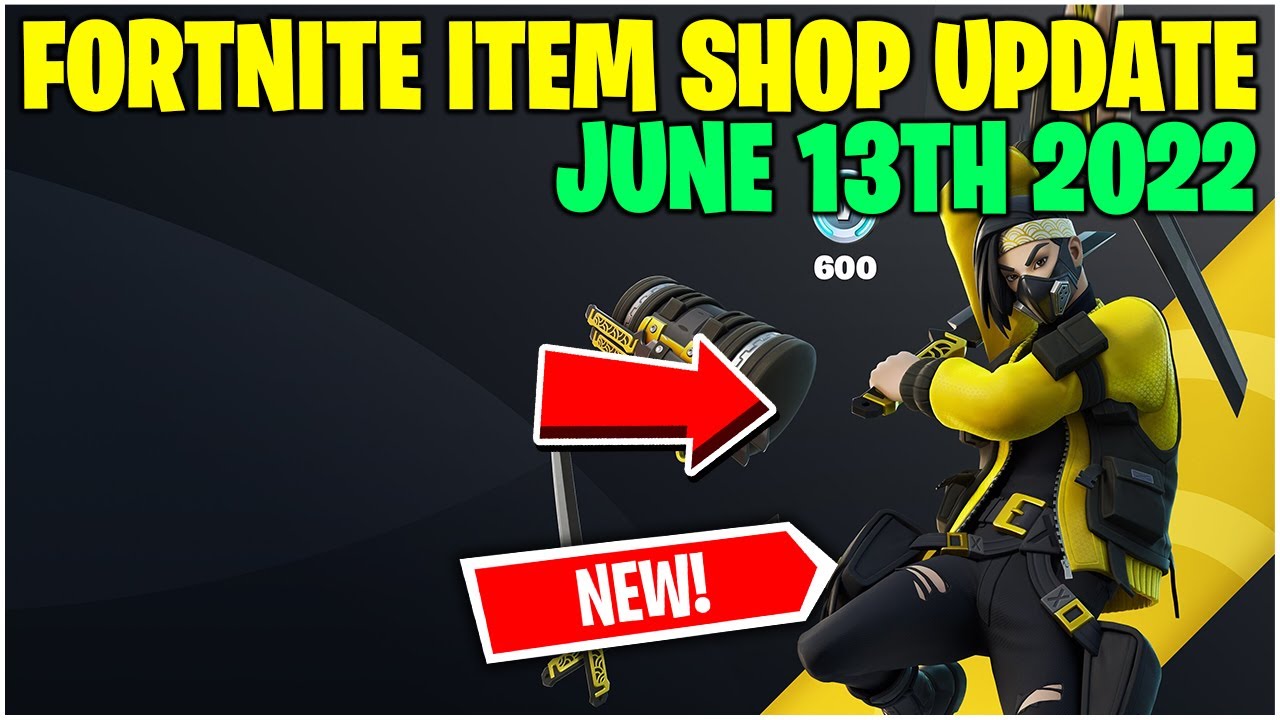Fortnite Item Shop *NEW* ROGUE ALIAS STARTER PACK! [June 13th, 2022 ...