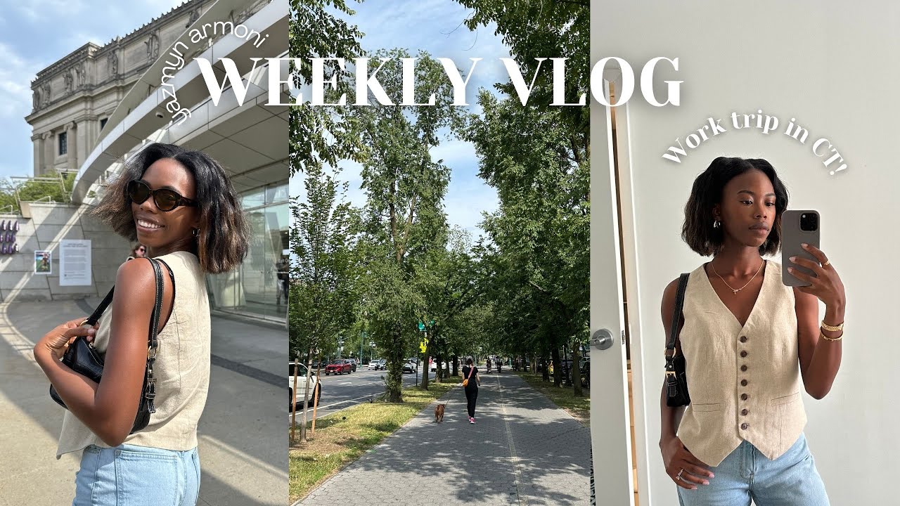 WEEKLY VLOG | Work Trip in CT, Workday GRWM, Travel w/ Me - YouTube