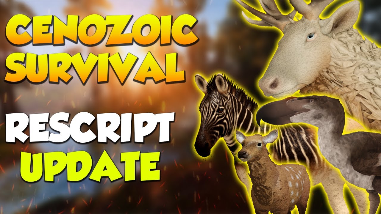 CENOZOIC SURVIVAL NEW RESCRIPT UPDATE | ROBLOX - YouTube
