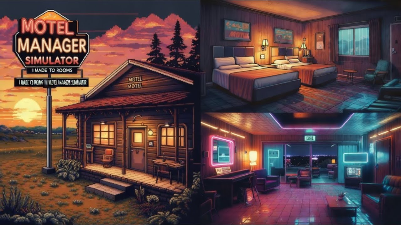 I BUILT A LUXURY ROOMs IN MY MOTEL | MOTEL MANAGER SIMULATOR GAMEPLAY ...