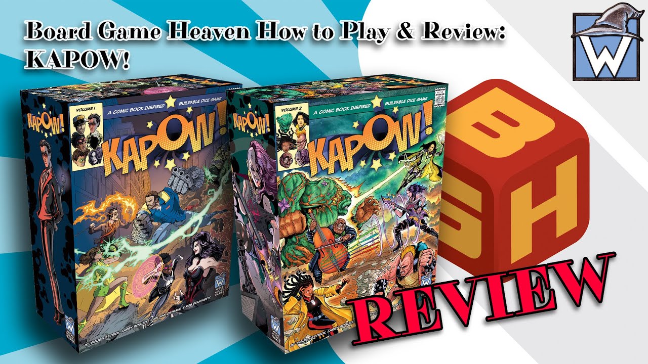 Board Game Heaven How To Play & Review 224: KAPOW! (Wise Wizard Games ...