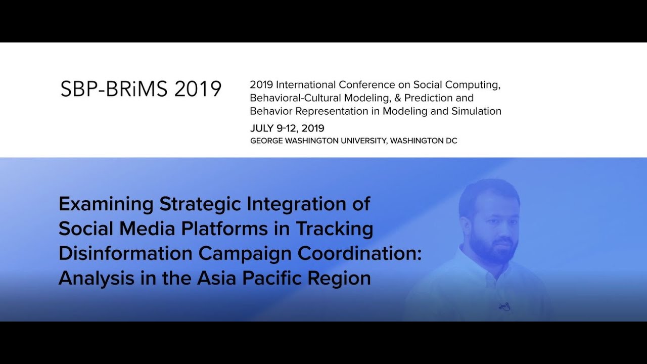 2019 SBP-BRiMS Challenge Video - Muhammed Nihal Hussain - YouTube