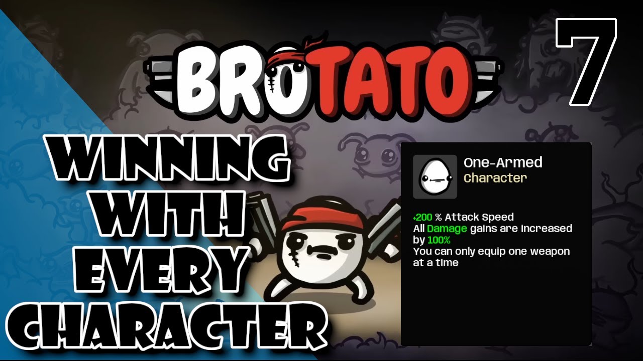 The MOST FUN Character in Brotato!! - YouTube