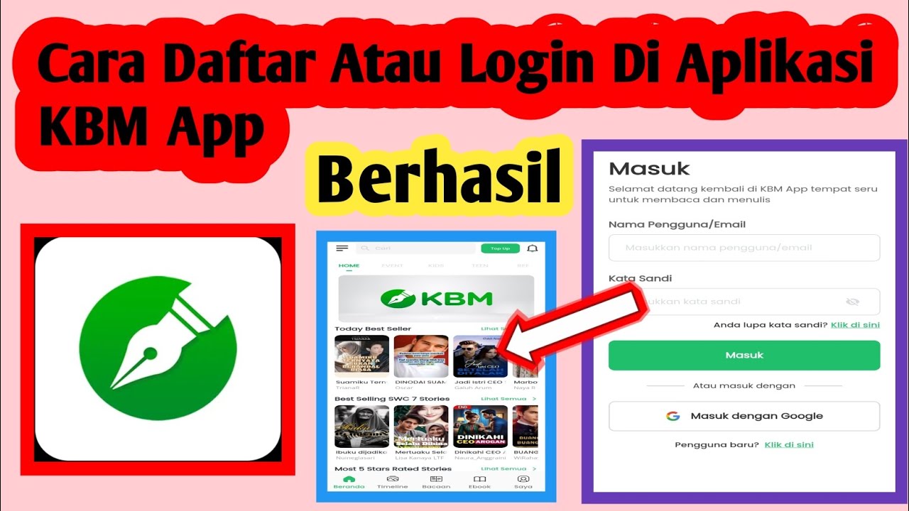 Cara Daftar Akun Di Aplikasi KBM App | Cara Buat Akun KBM App - YouTube