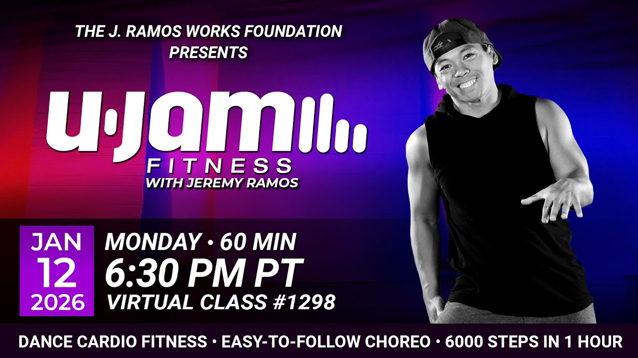 Virtual 60 Minute U-Jam Fitness Class with Jeremy Ramos (01/12/2026 ...
