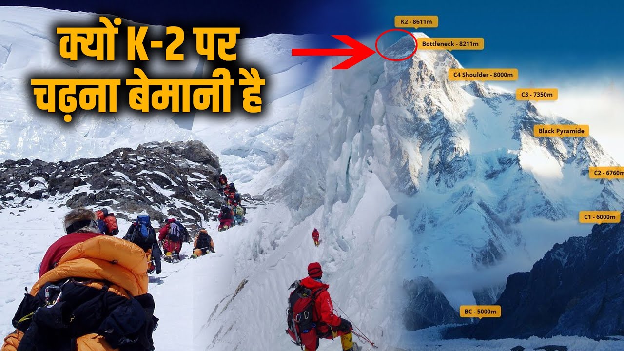 क्यों कोई K-2 माउंटेन पर चढ़ नहीं पाया, माउंट एवरेस्ट से कई गुणा क्यों ...