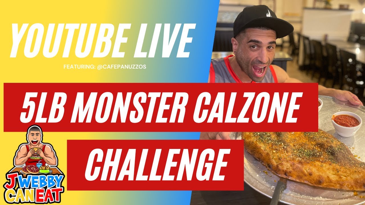 Café Panuzzo’s 5lb Monster Calzone Challenge - YouTube