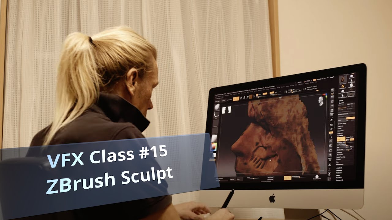 VFX Class #15 - Terminator Sculpt in ZBrush - YouTube