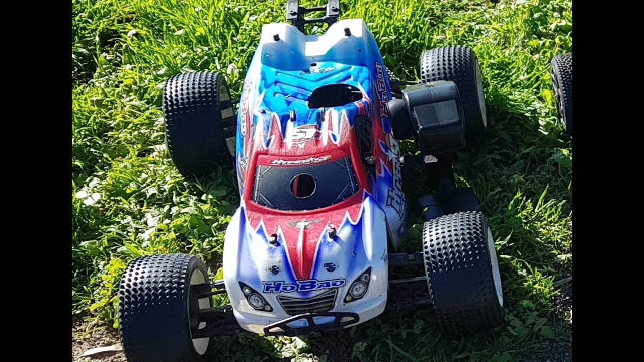 Hobao Hyper ST brushless conversion testing on 4s - YouTube