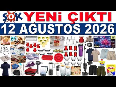 ŞOK 12 AĞUSTOS 2026 | ÇEYİZLİK EV GEREÇLERİ | ŞOK CAM ÜRÜNLER & ZÜCCACİYE | ŞOK AKTÜEL İNDİRİMLER