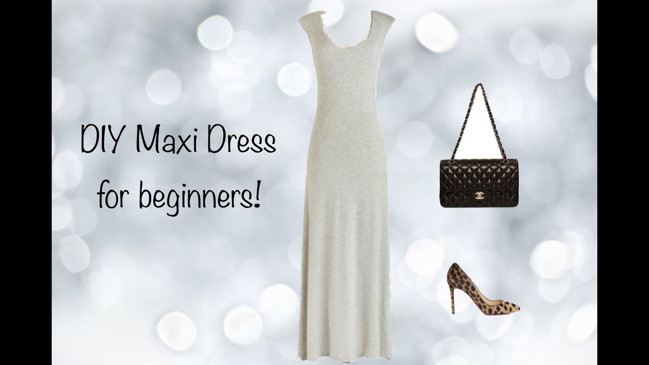 DIY Maxi Dress, Sewing project for beginners - YouTube