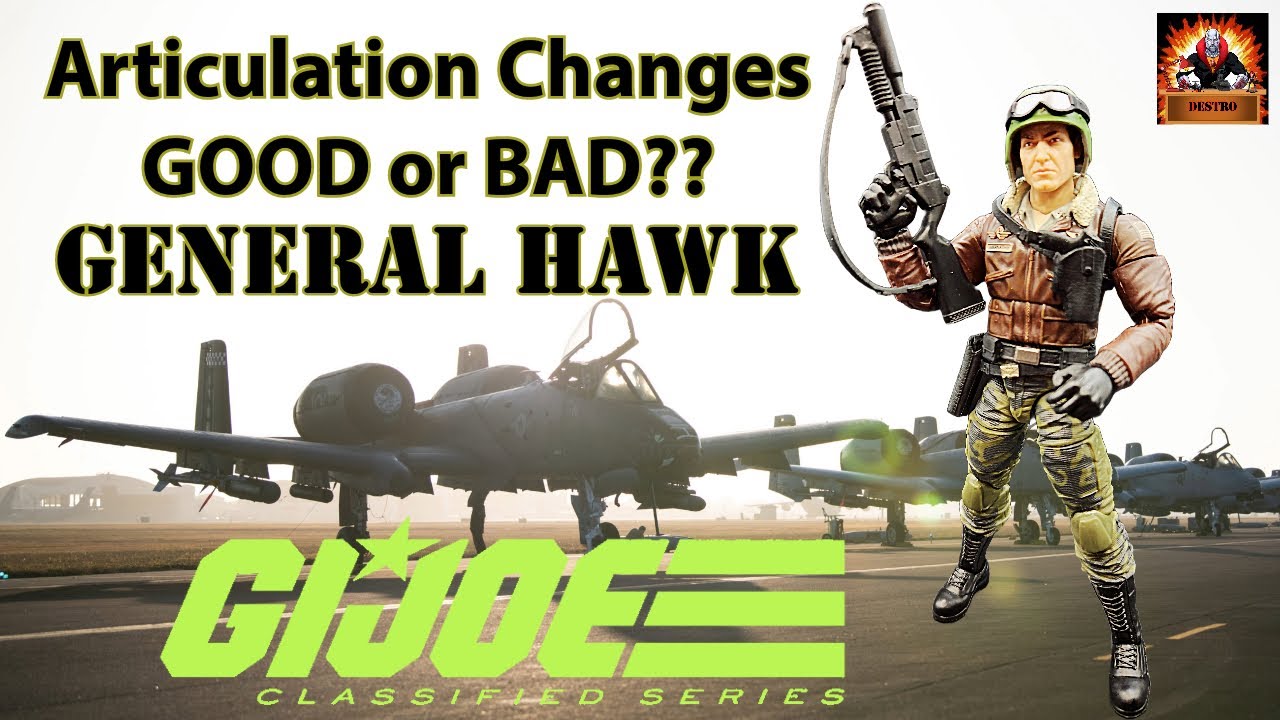 GIJOE Classified Series: General Hawk Unboxing and Review - YouTube