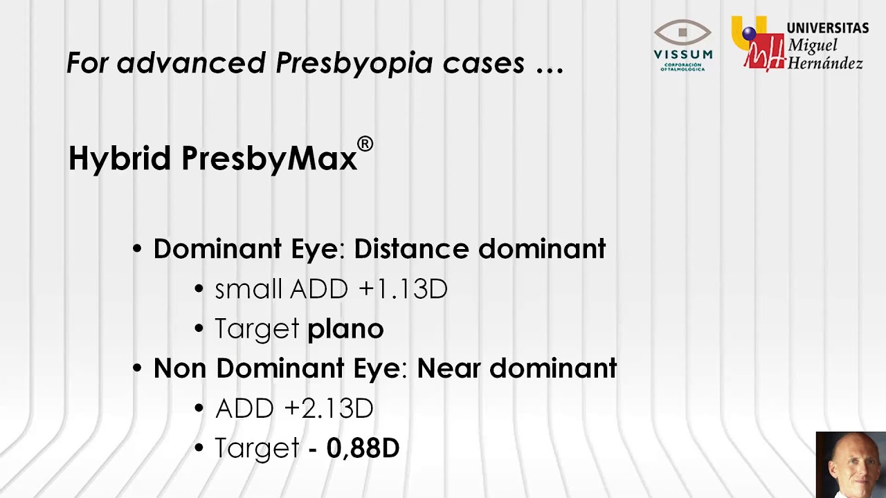Laser Correction of Presbyopia : Presbylasik | J. Alio - YouTube