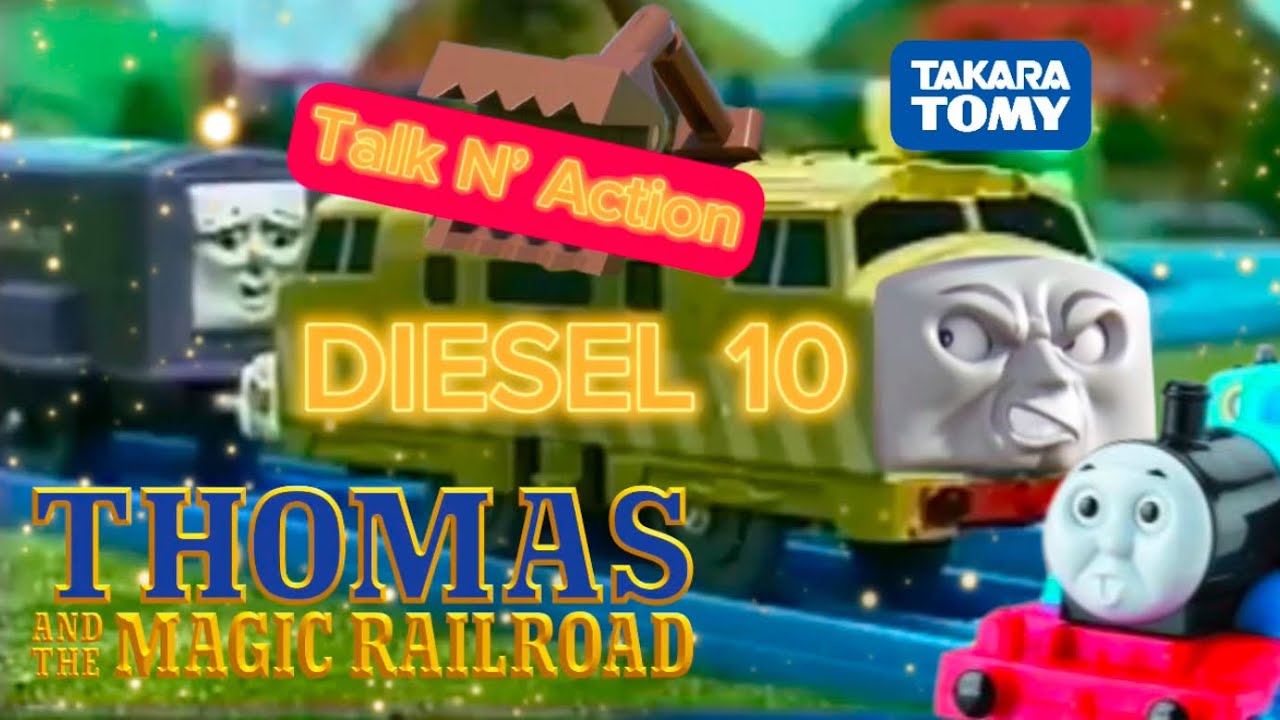 Tomy Plarail Talk n' Action Diesel 10 Review - SteveTheWeave - YouTube