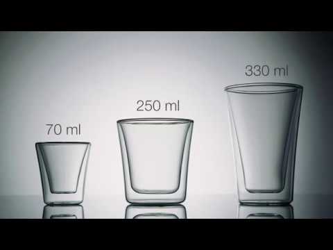 Double wall glasses myDRINK, 70 ml, 2 pcs - YouTube