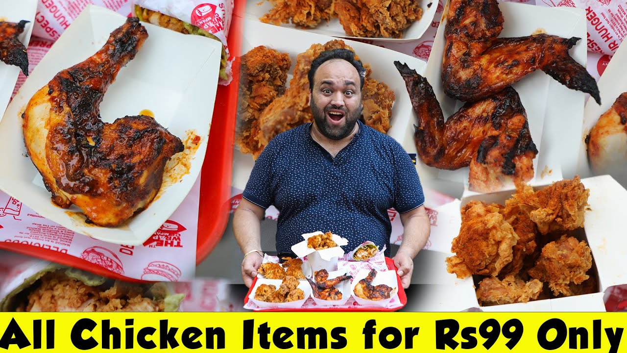 All Chicken Items For Rs 99 Only At Madoz, Vikaspuri - YouTube