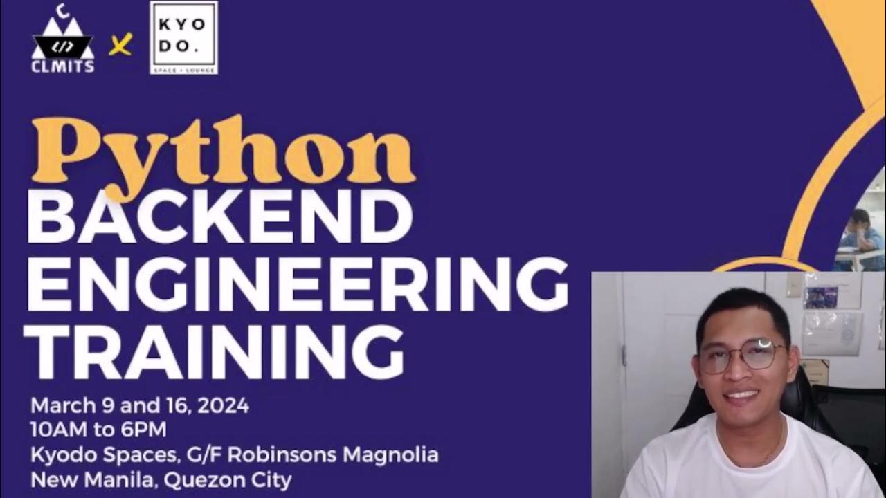 Python BackEnd Programming! #clmits #training - YouTube