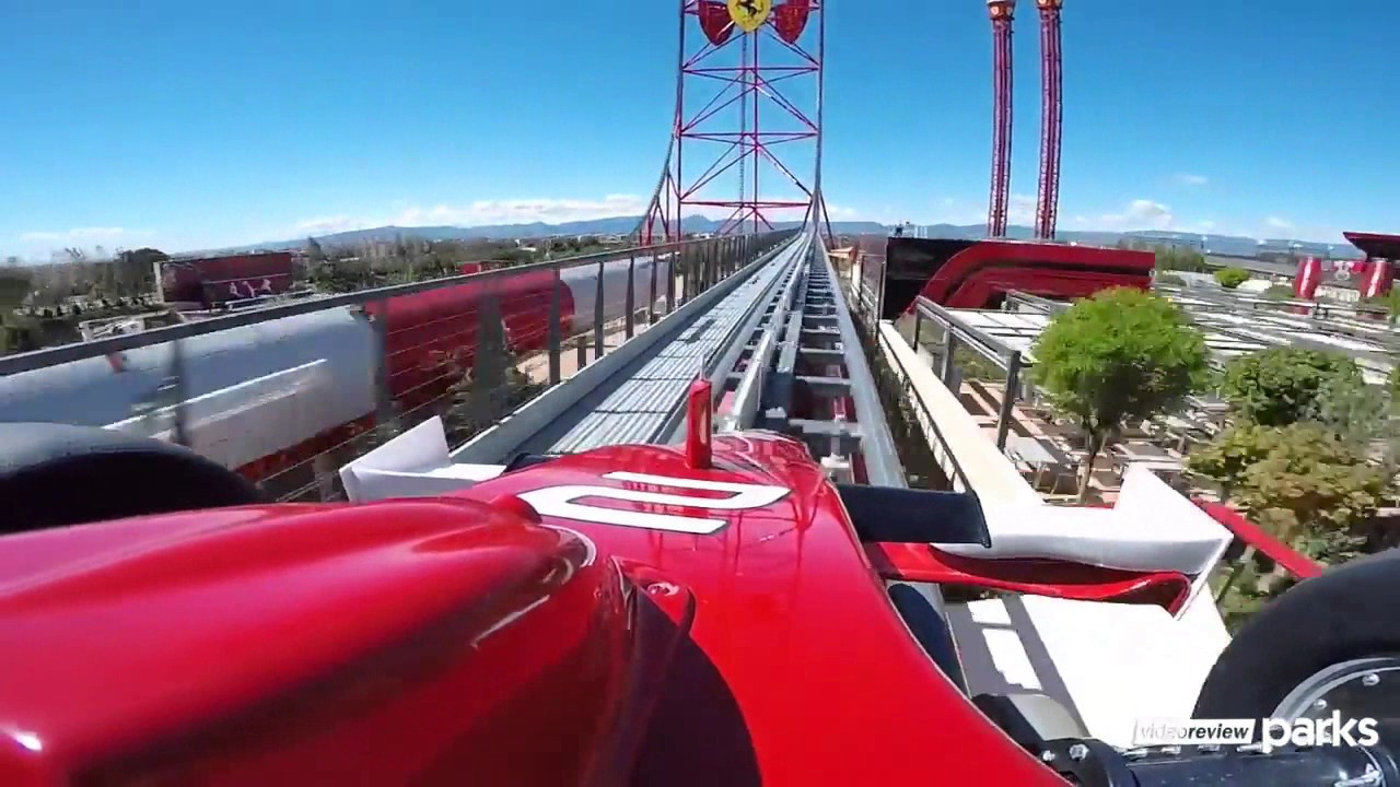 Red Force - On Ride - La Montaña Rusa Más Alta y Rápida De Europa - YouTube