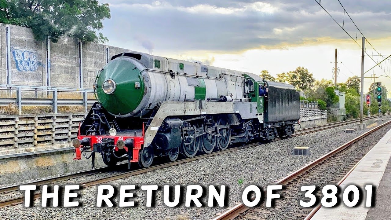 Sydney Trains Vlog 1671: The Return of 3801 - YouTube