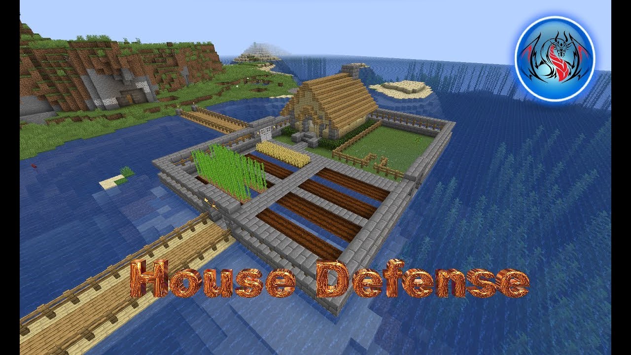 Minecraft #4: House Defense - YouTube